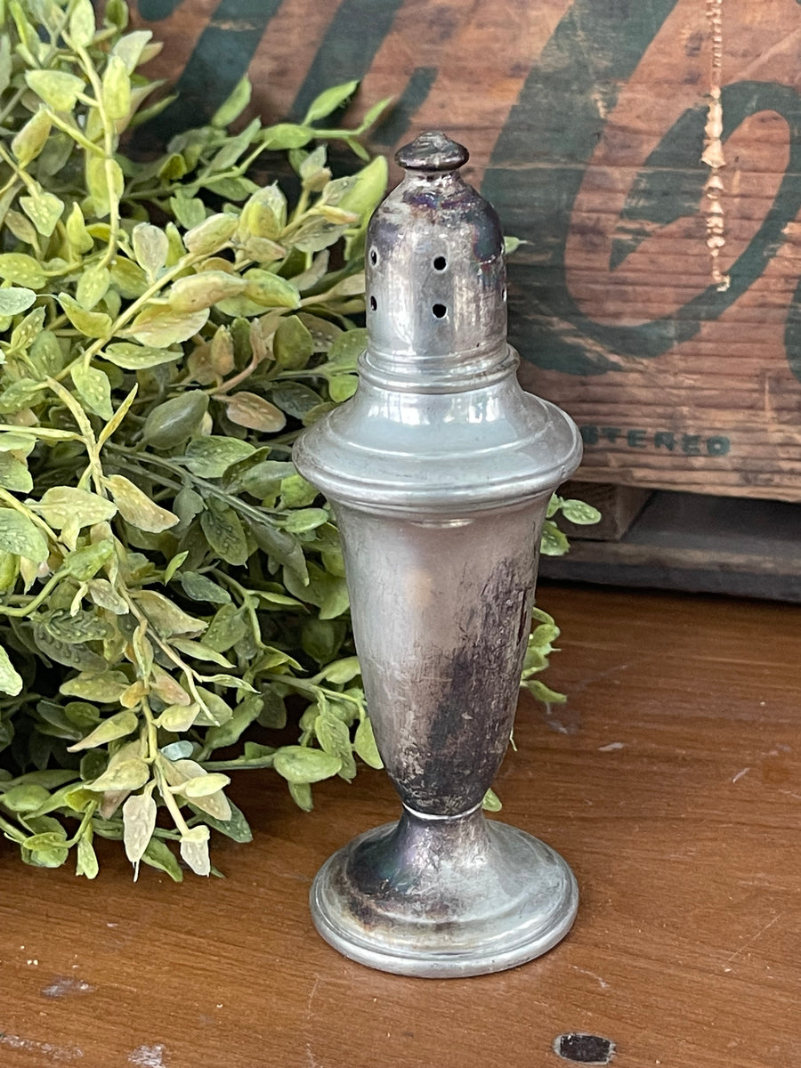 Vintage Weighted Pewter Shaker – The Gentleman's Stache, DBA Mercantile 1858