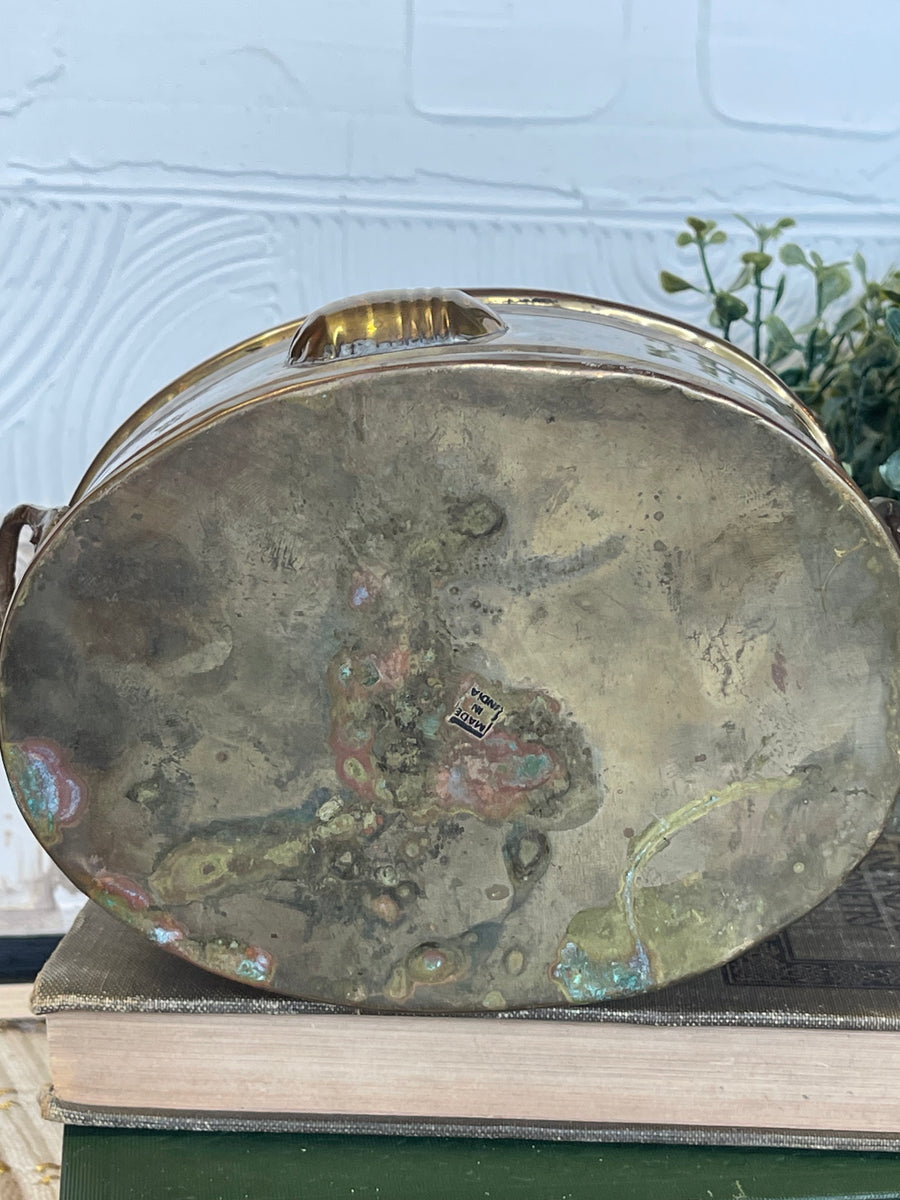 Vintage Brass Planter – The Gentleman's Stache, DBA Mercantile 1858