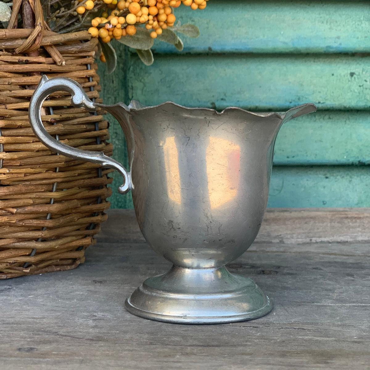 Vintage Pewter Creamer – The Gentleman's Stache, DBA Mercantile 1858