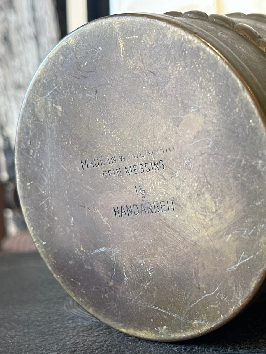 Vintage Brass Shaker Made in Western Germany – The Gentleman's Stache, DBA Mercantile 1858