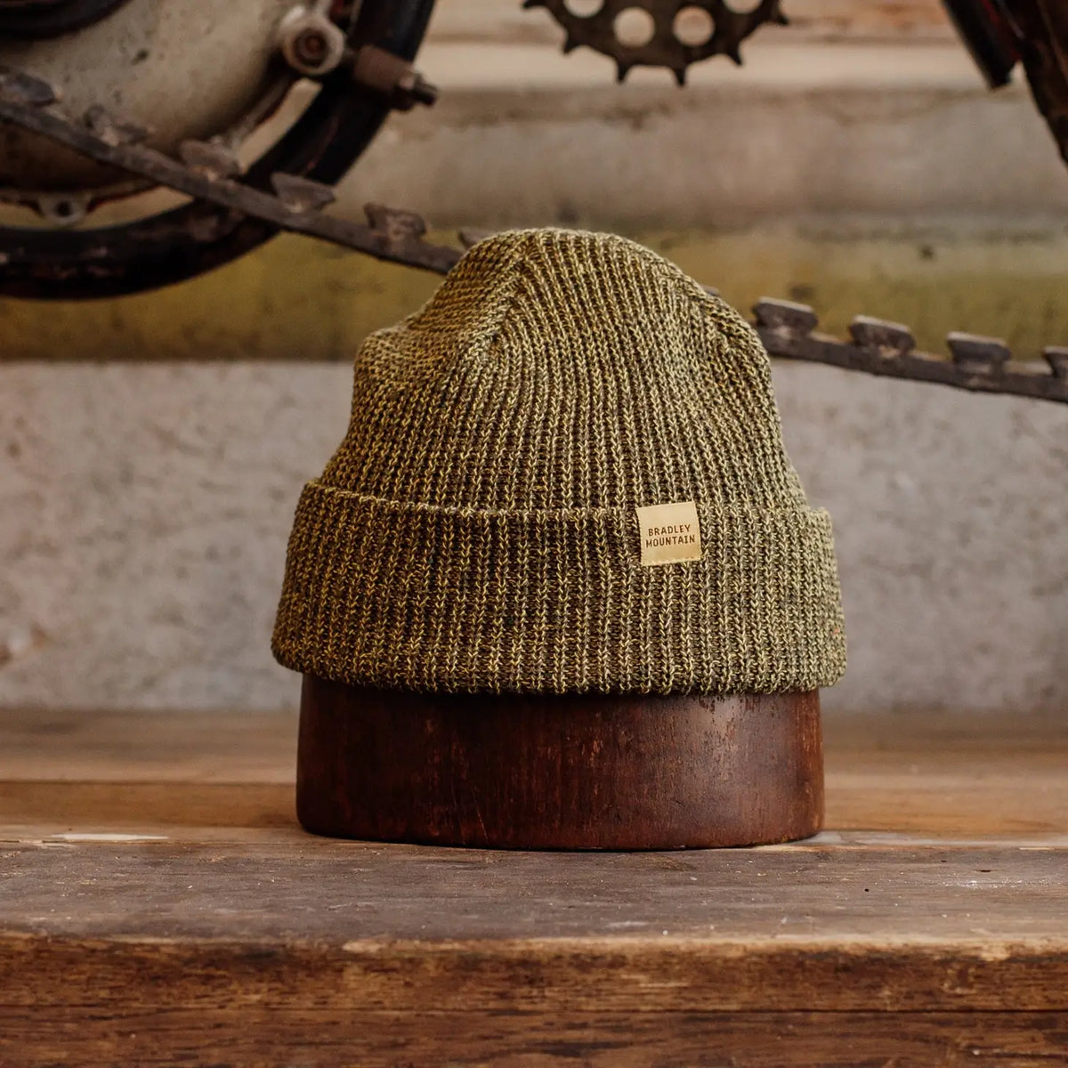 Olive Bradley Mountain Watch Cap – The Gentleman's Stache, DBA ...