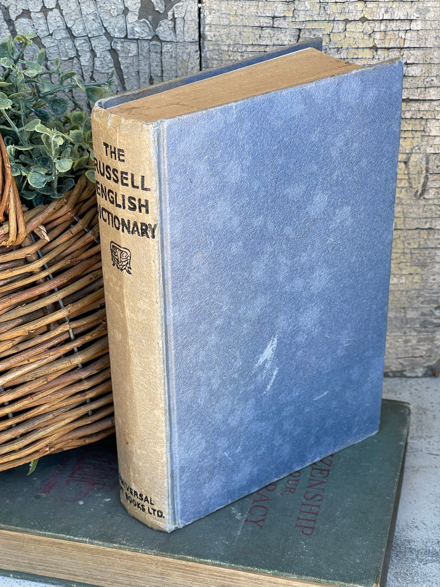 Vintage Russell English Dictionary – The Gentleman's Stache, DBA ...