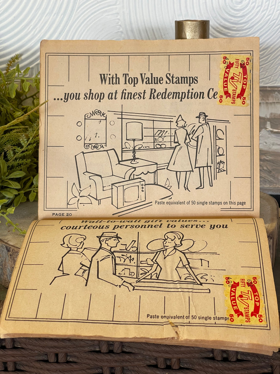 Vintage Top Value Stamps Saver Book – The Gentleman's Stache, DBA ...