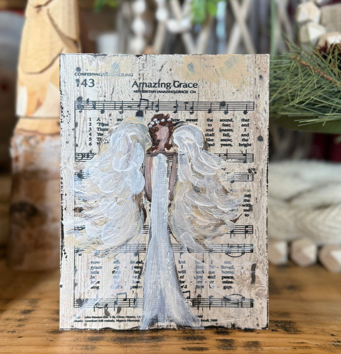 D. Vaughn 5" x 7" Amazing Grace Block Art – The Gentleman's Stache, DBA ...