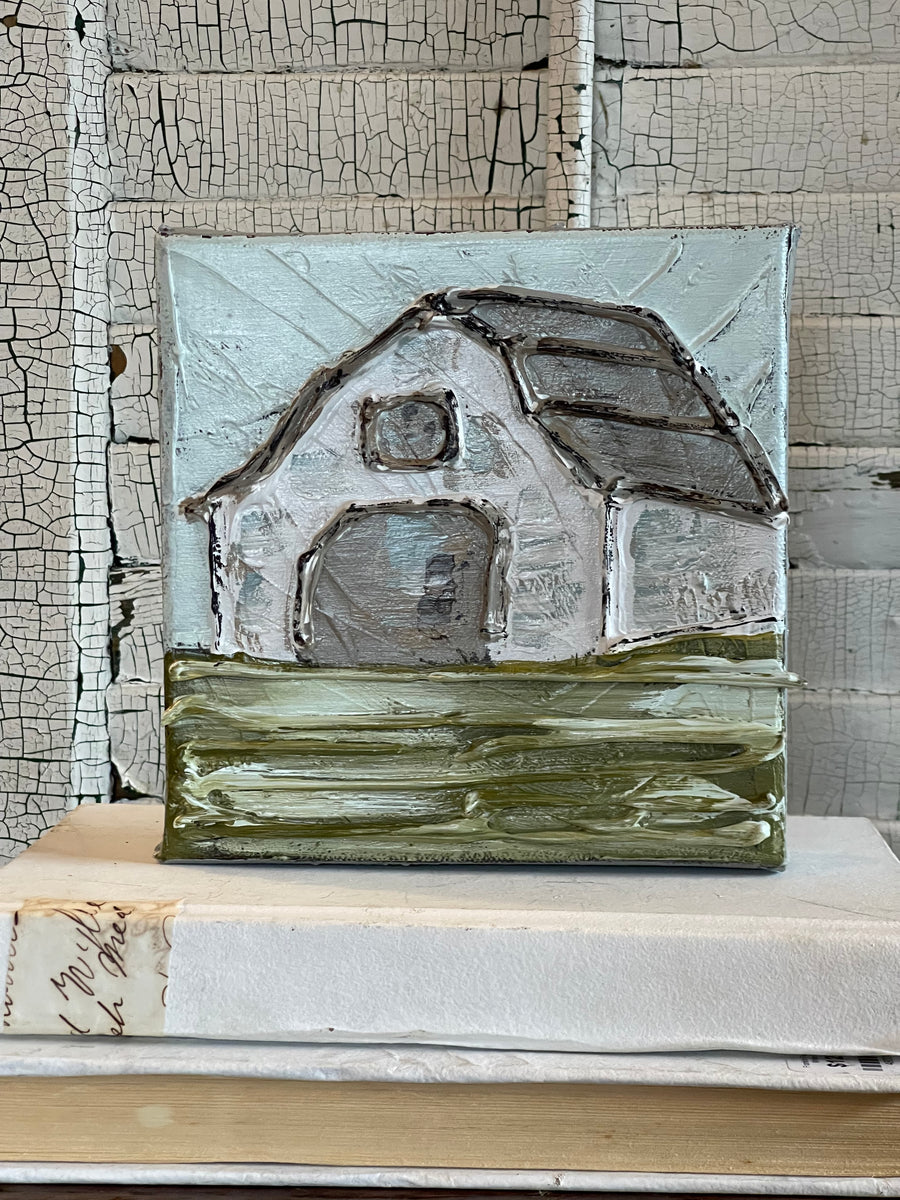 Jill Harper 6" Heavy Textured Barn Canvas Painting – The Gentleman's ...