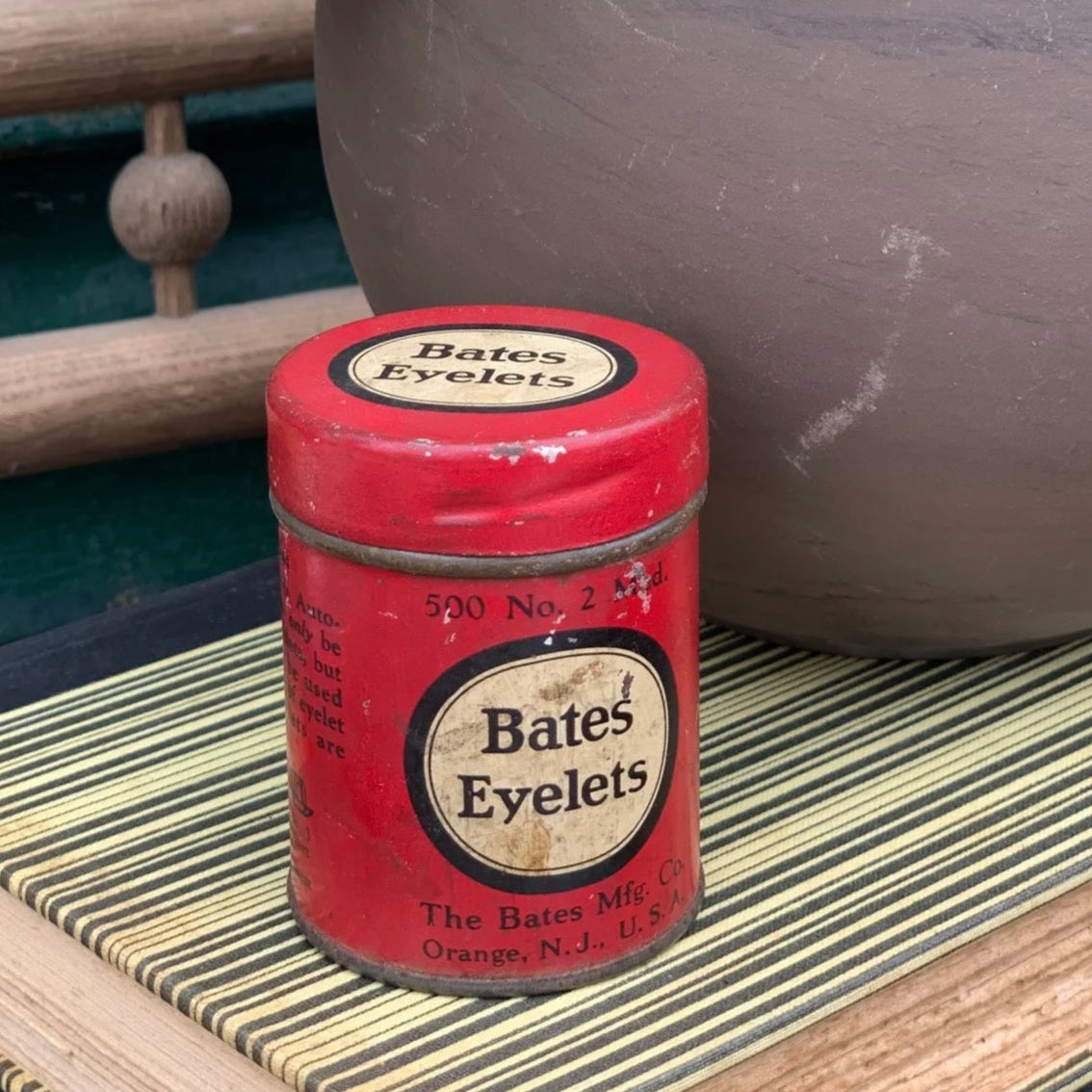 Vintage Bates Eyelets Tin – The Gentleman's Stache, DBA Mercantile 1858
