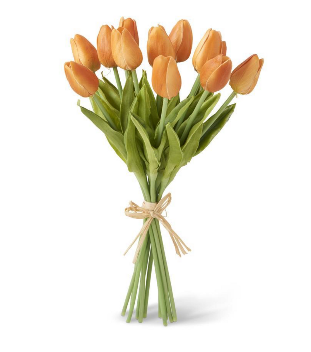 Real Touch Orange Tulip Bundle – The Gentleman's Stache, DBA Mercantile ...