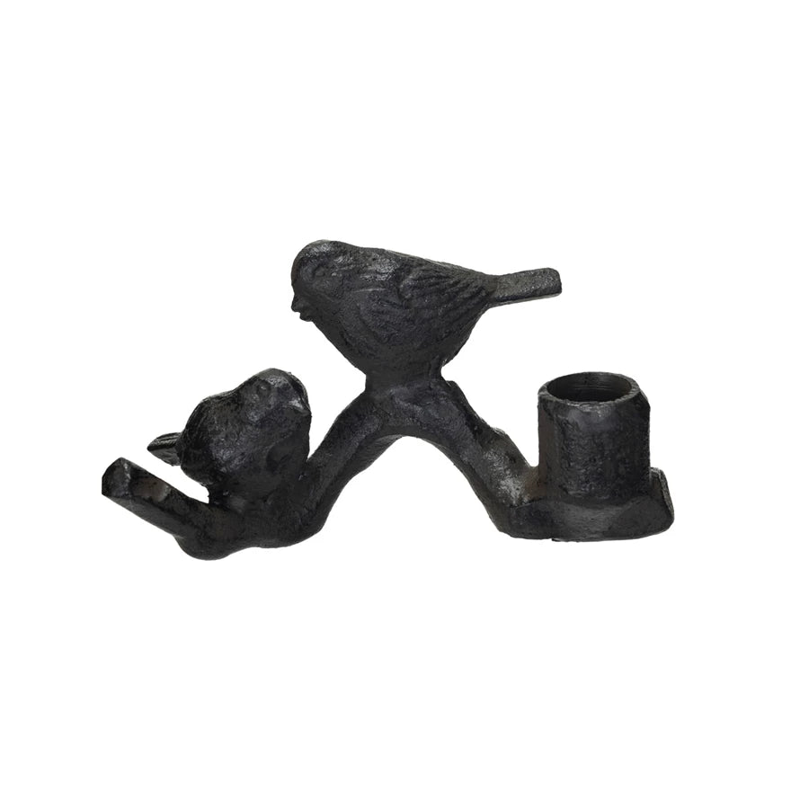 Cast Iron Birds on Branch Taper Holder – The Gentleman's Stache, DBA ...