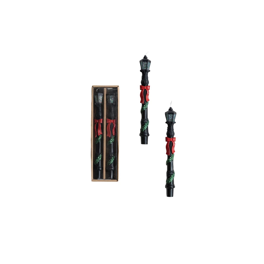 Unscented Lamp Post-Shaped Taper Candle Set – The Gentleman's Stache ...