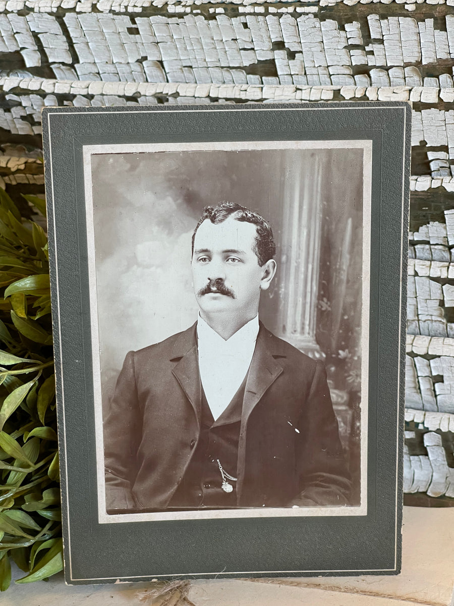 Vintage Photo Card of Polished Man – The Gentleman's Stache, DBA ...