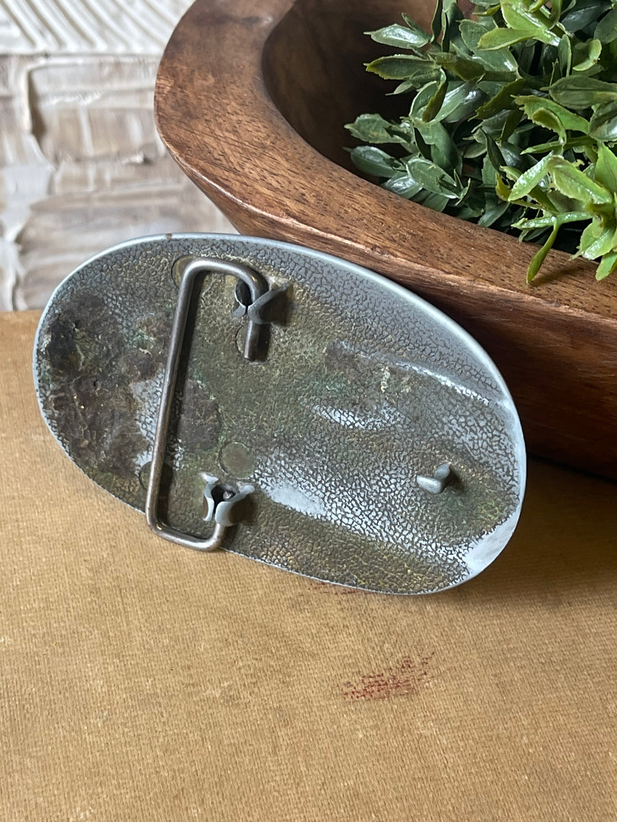 Cool Vintage Worn Belt Buckle – The Gentleman's Stache, DBA Mercantile 1858