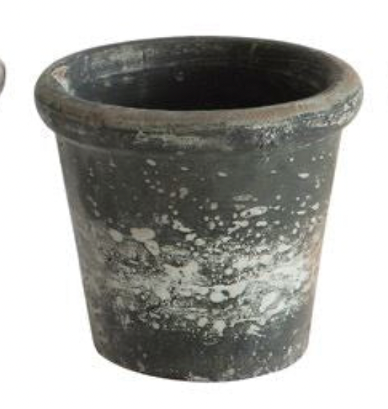 Distressed Clay Pot – The Gentleman's Stache, DBA Mercantile 1858