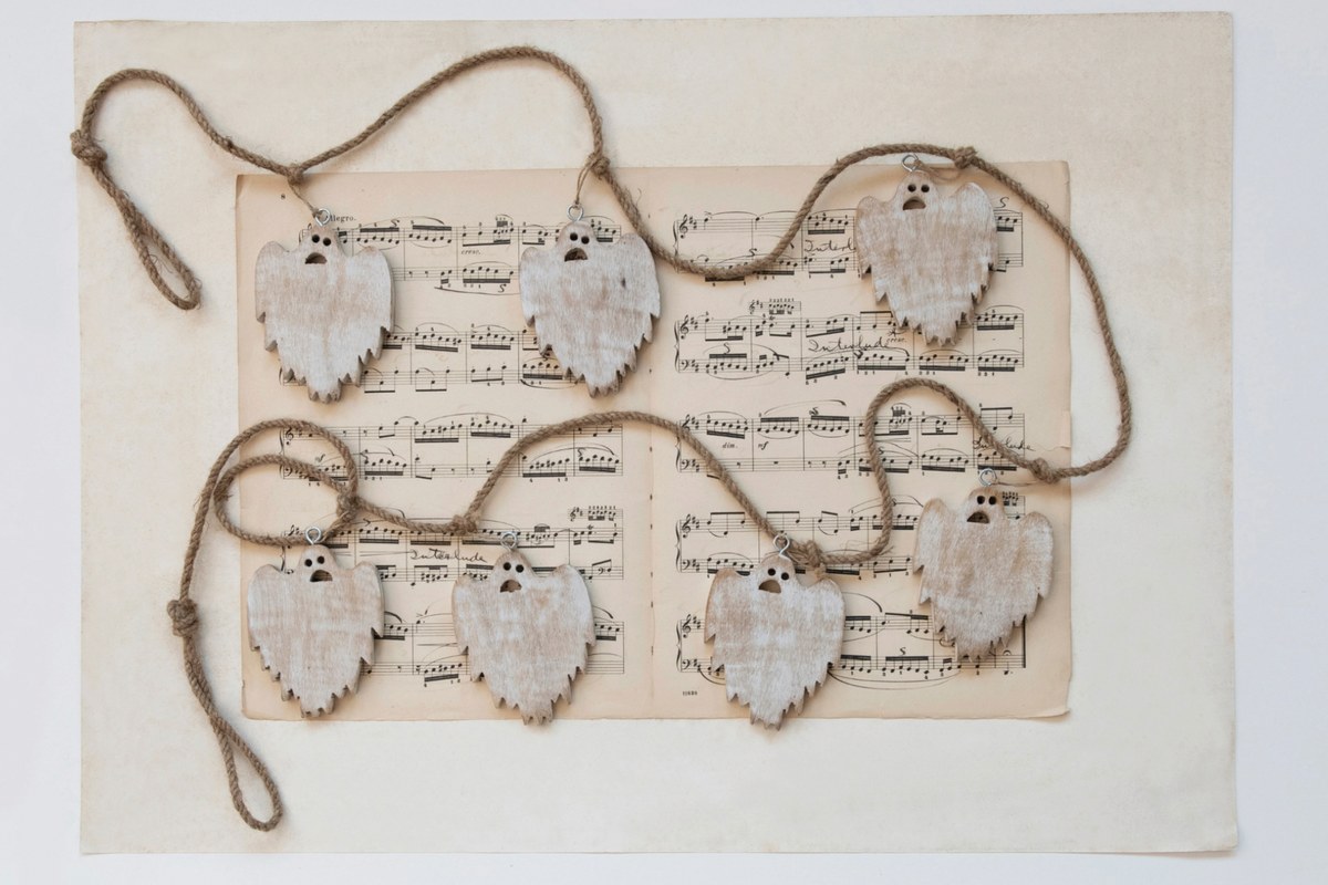 Mango Wood & Jute Ghost Garland – The Gentleman's Stache, DBA ...